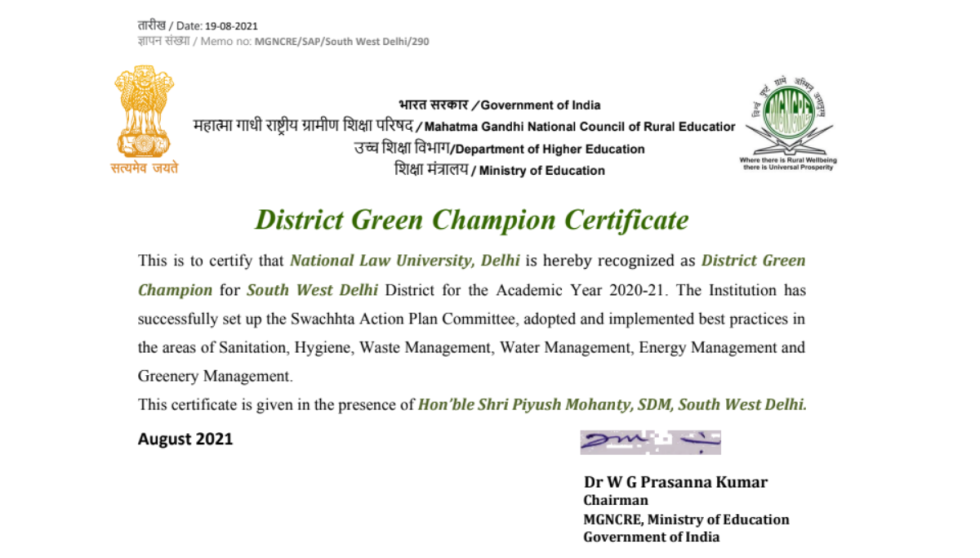 Home - National Law University Delhi